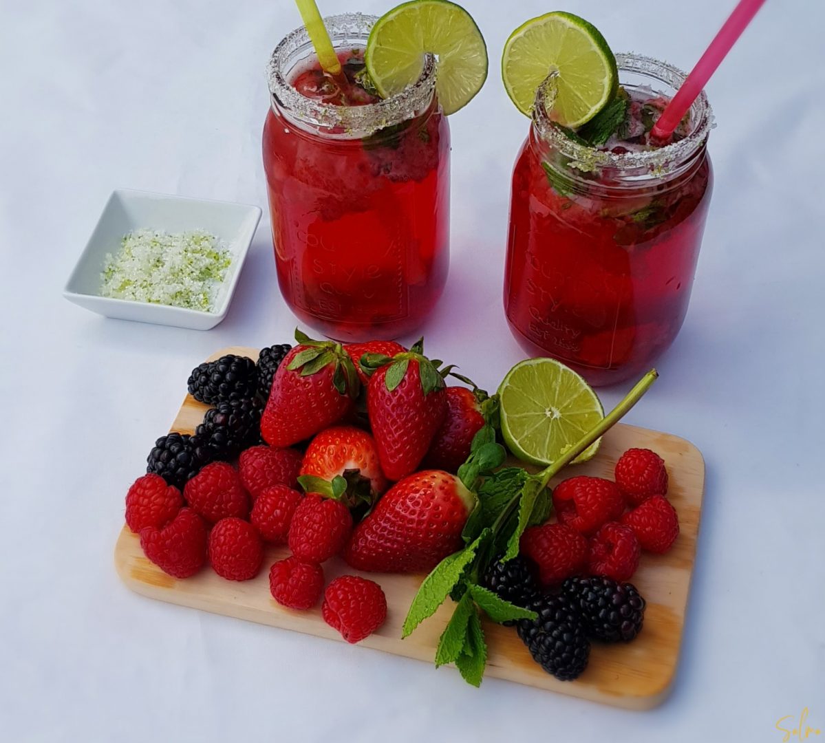 Triple Berry Mocktail – Salma's Recipes – Step by Step Recipes