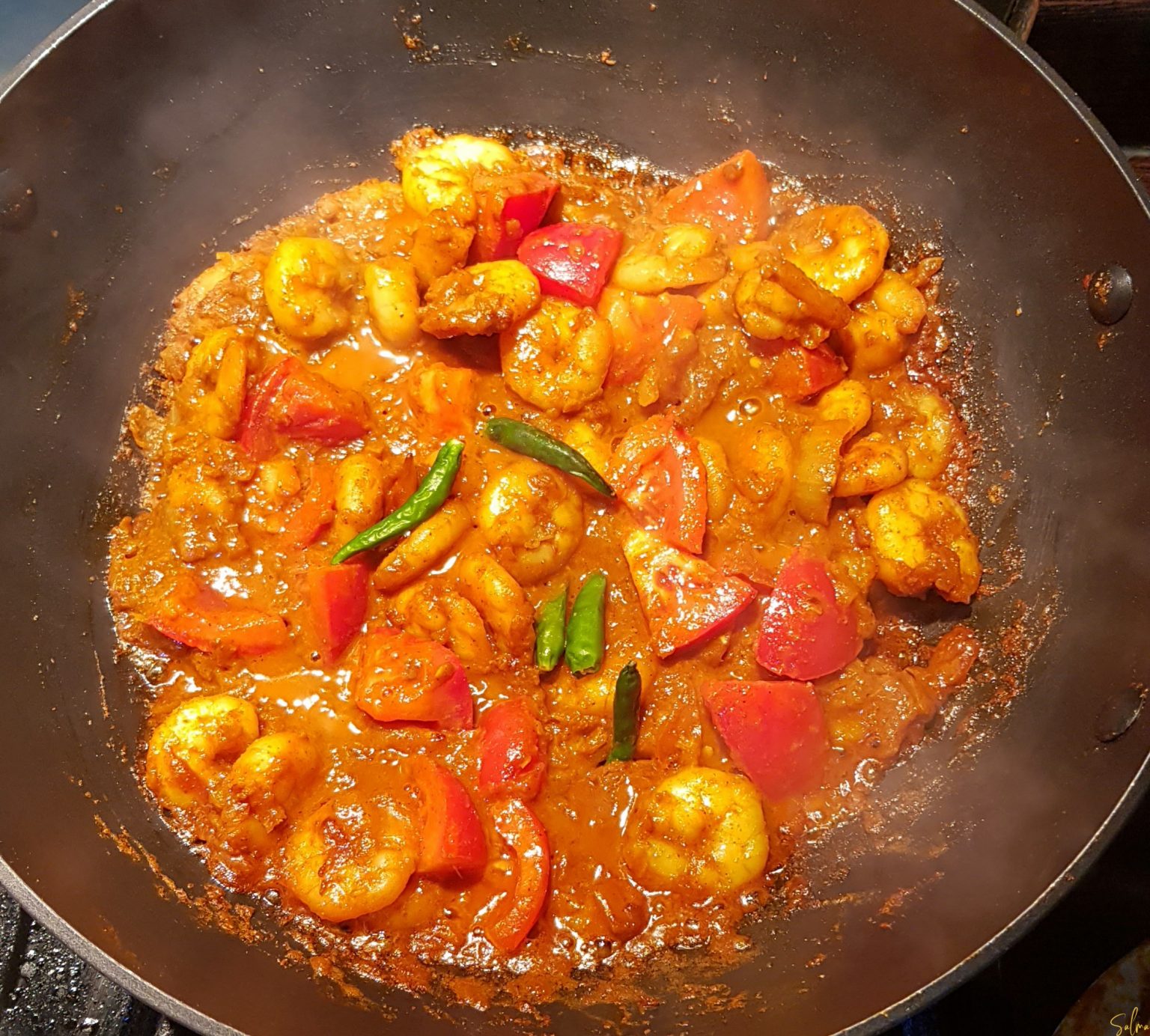 King Prawn Bhuna – Salma's Recipes – Step by Step Recipes