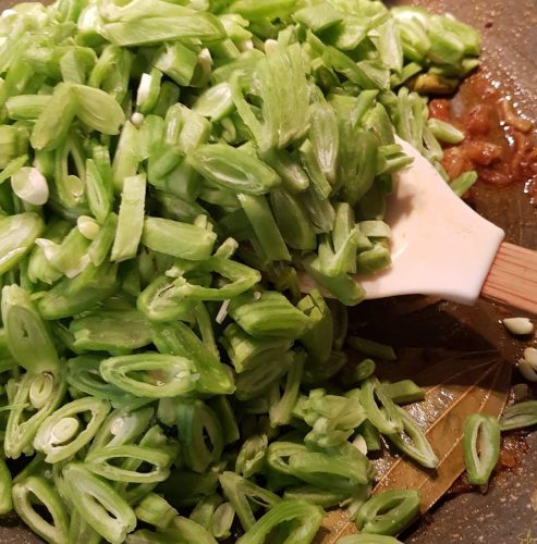 Runner Beans Baji – Salma's Recipes – Step by Step Recipes