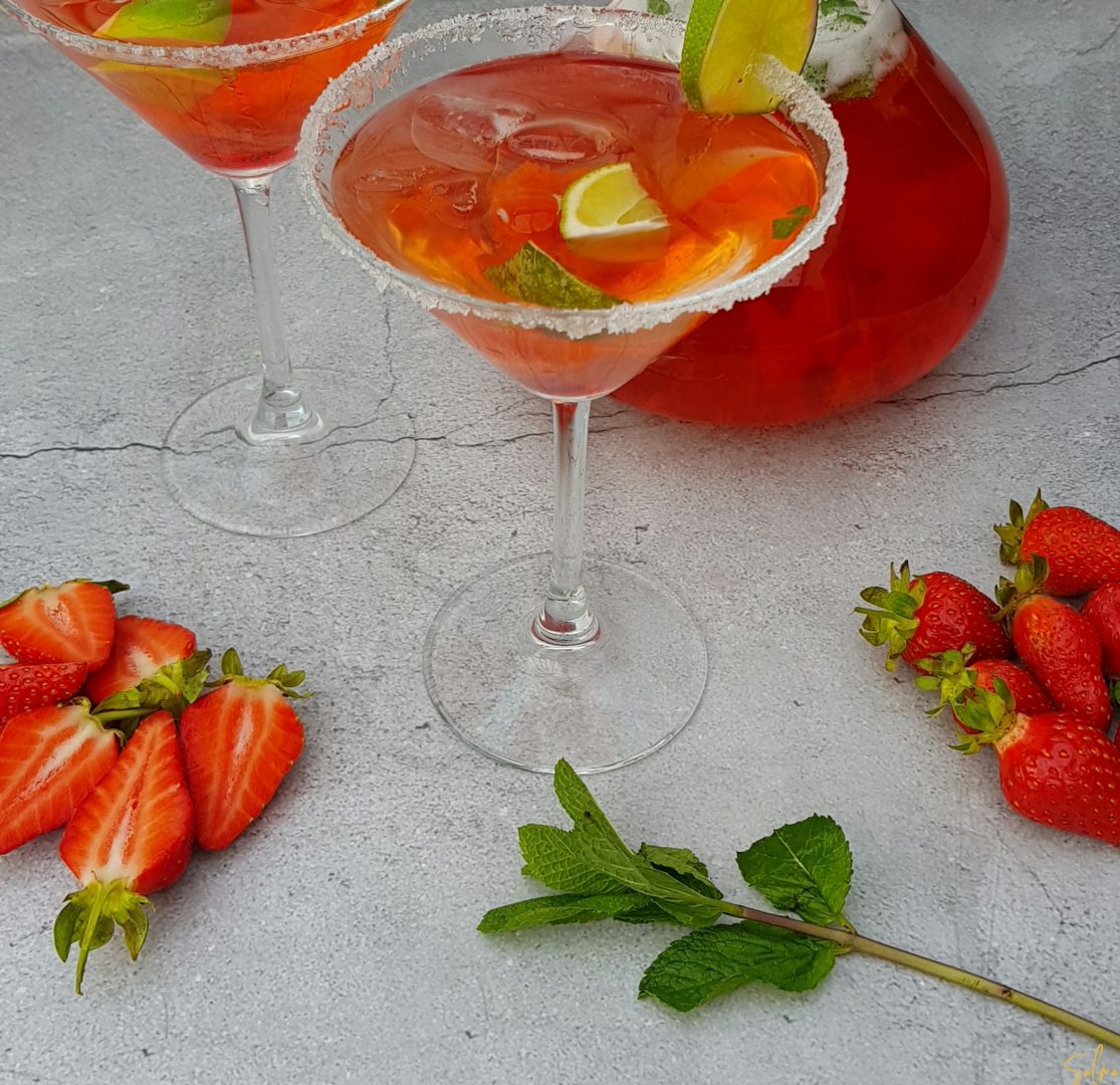 Strawberry Mocktail – Salma's Recipes – Step by Step Recipes